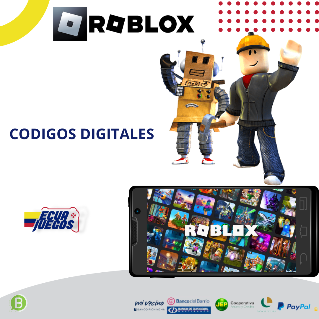 Código digital roblox 800 rubox
